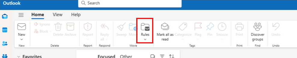 Rules in New Outlook - Microsoft Q&A