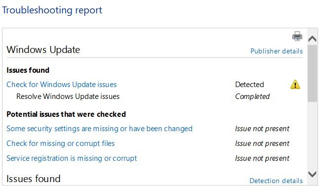 Check for Windows Update Issues - Microsoft Q&A