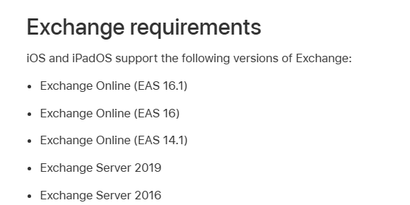 new iPhone 14 connection issues with Exchange 2010 - unable to verify ...
