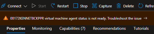 Azure Vm Agent Status Not Ready Microsoft Qanda 