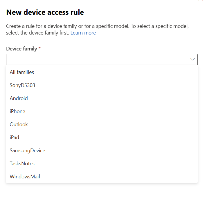 Managing ActiveSync with Exchange Admin Center - Microsoft Q&A