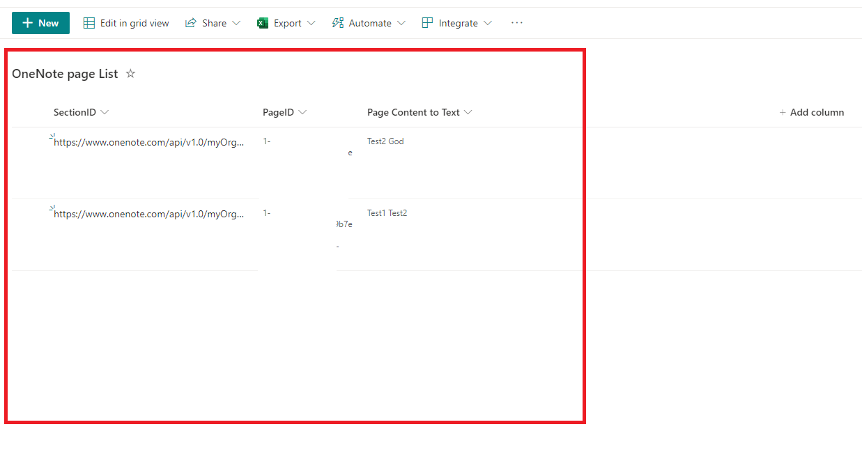 Power Automate- How to find OneNote page using dynamic content and then ...