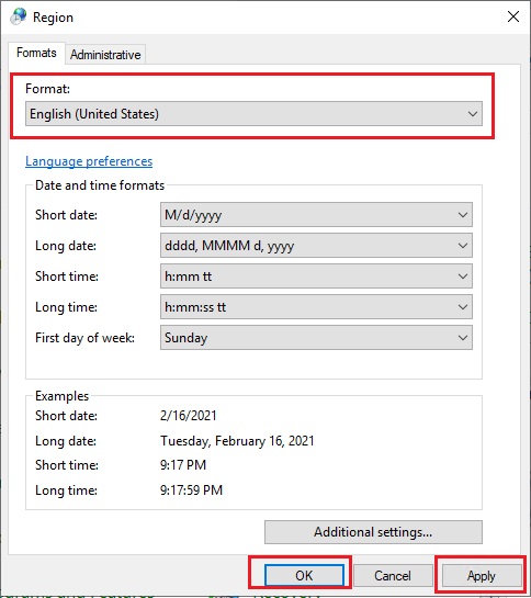Calendar Months and Days in different Language - Microsoft Q&A