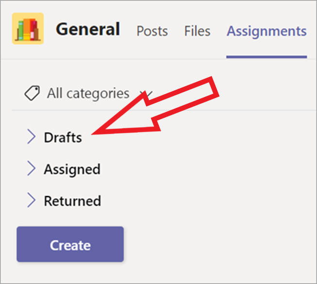 Find my draft assignment - Microsoft Q&A