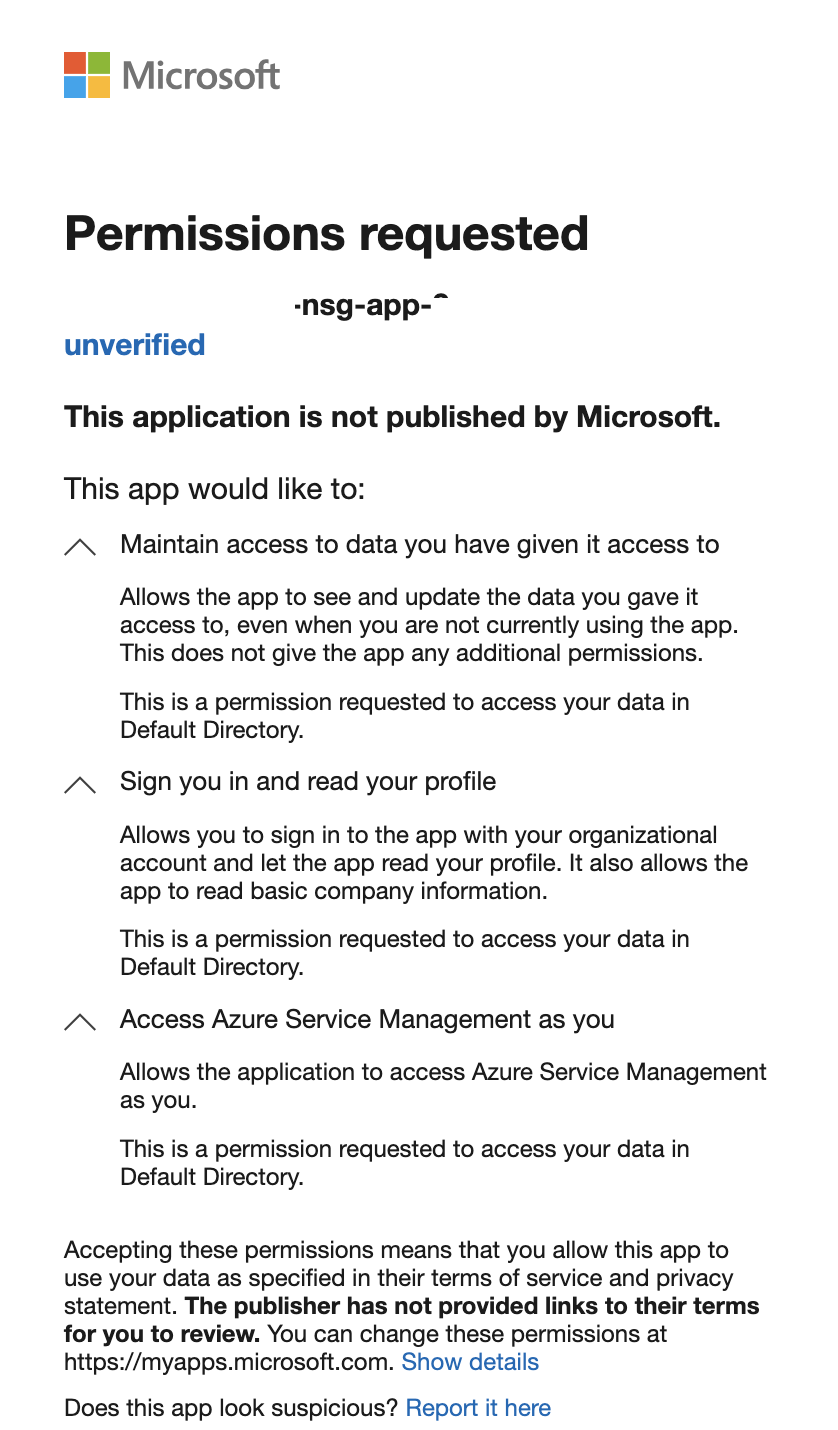 Service Account for User Impersonation scope for modifying NSGs. - Microsoft Q&A