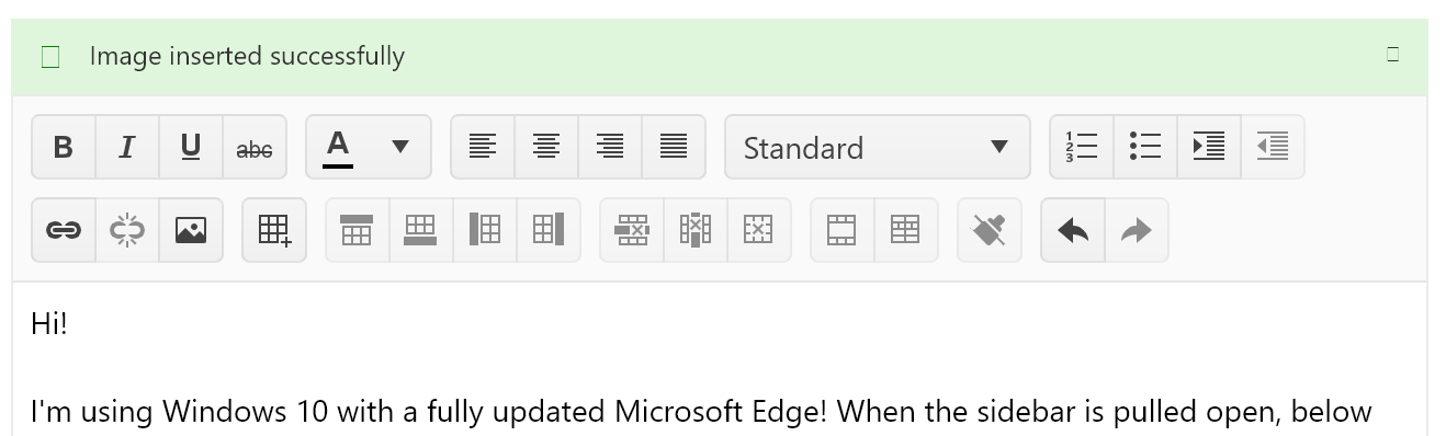 The Outlook option in Microsoft Edge's Sidebar never finishes loading ...