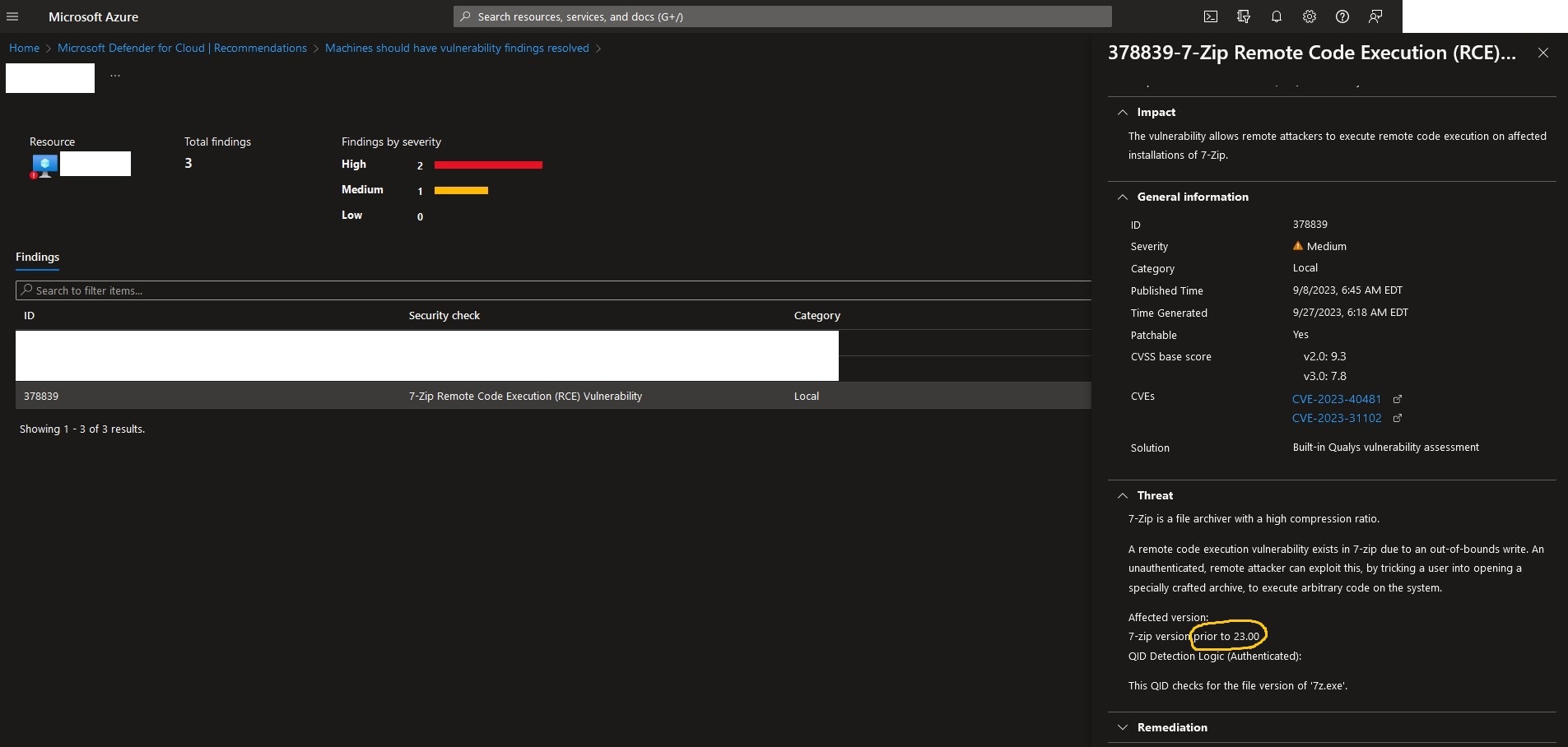 Azure Defender for Cloud - Qualys Agent Showing Resolved ...