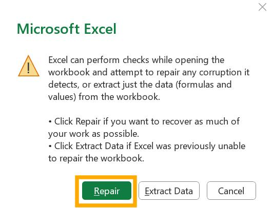 How to repair Microsoft Excel - Microsoft Q&A
