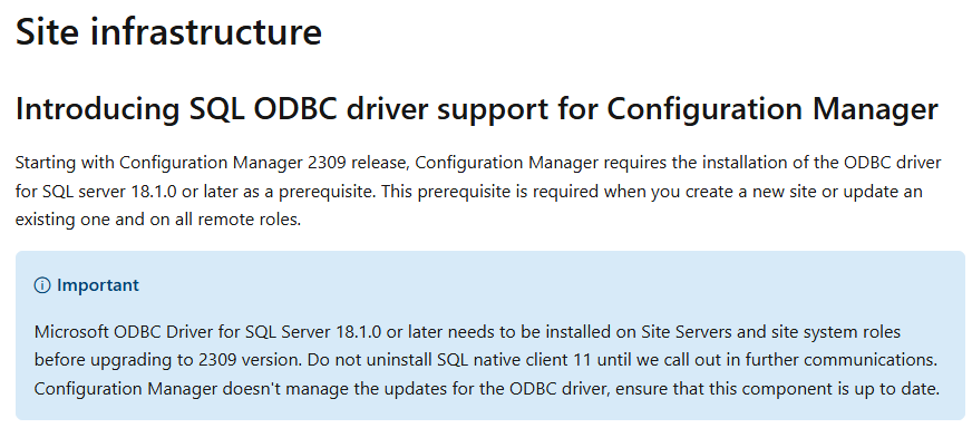 Unable to install Configuration Management 2403 - Microsoft Q&A