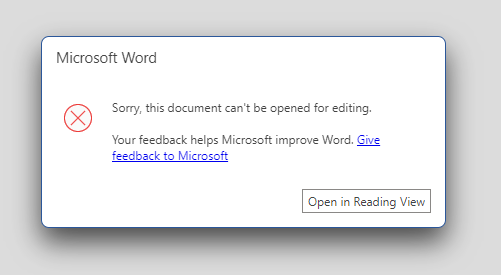 Cannot edit Word Template file (.dotx) on Word 365 online web version ...