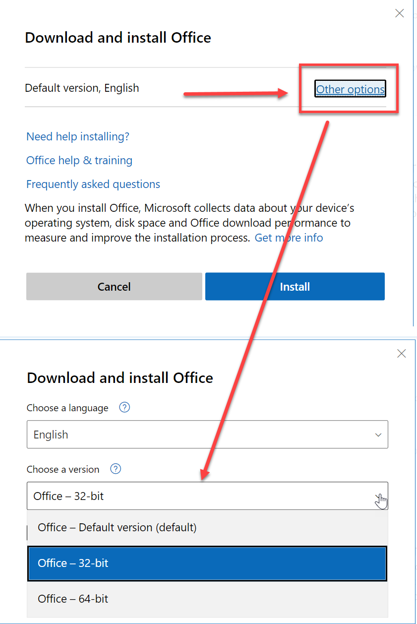 CONVERT 64 BIT TO 32 BIT - Microsoft Q&A