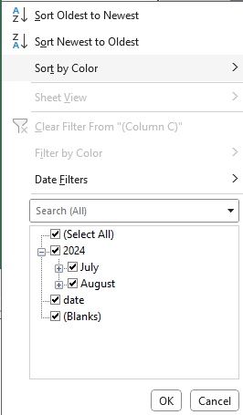 How can I export my SSRS report that has a date column to Excel such ...