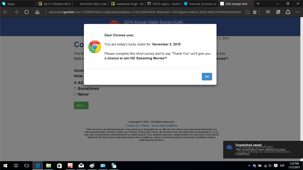 My PC infected with browser hijacker - Microsoft Q&A