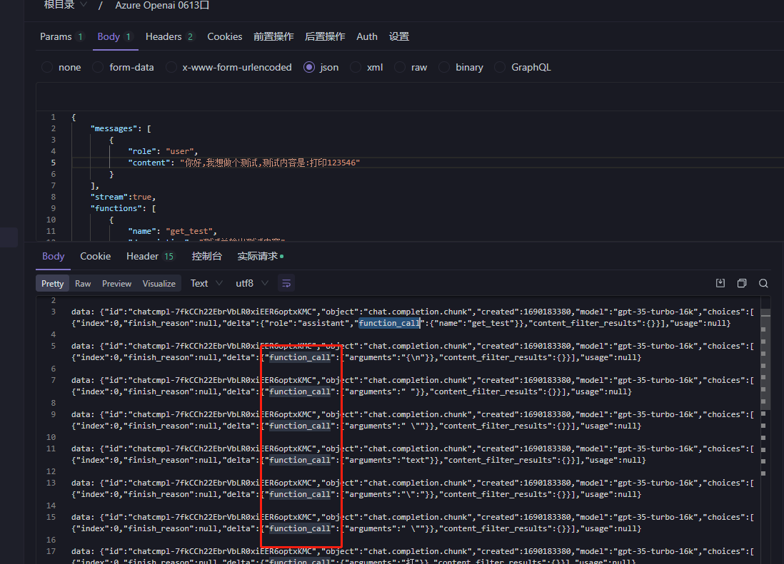 Error calling function when using model 'Gpt-35-turbo-16k 0613 ... Error calling function when using model 'Gpt-35-turbo-16k 0613 ...