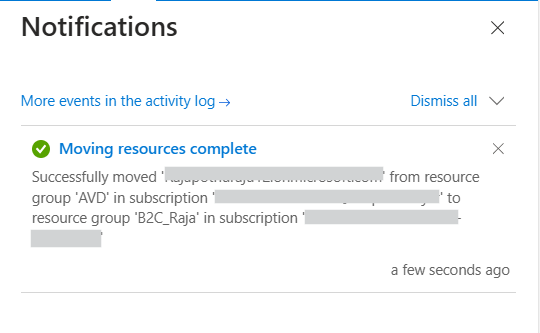 Moving Azure AD B2C Tenant resource - Microsoft Q&A