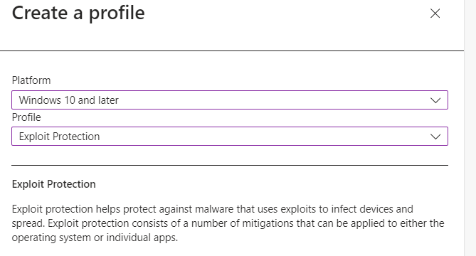 How to deploy this Exploit protection policy and how it works across ...