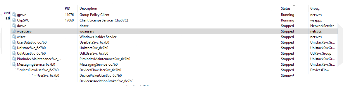 "wuauserv" Isn't on my Computer at all. - Microsoft Q&A