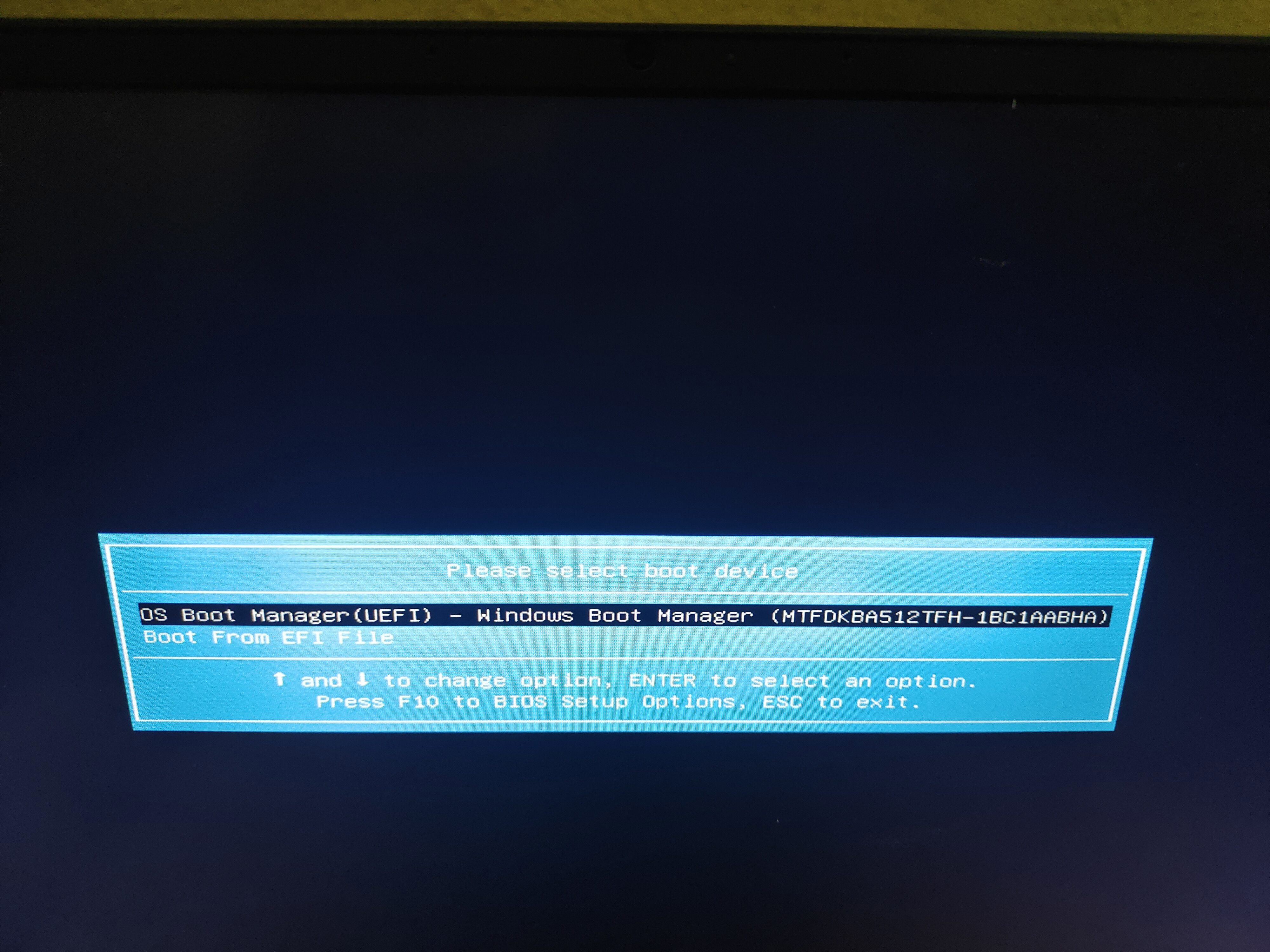 Boot device not found hard disk - Microsoft Q&A