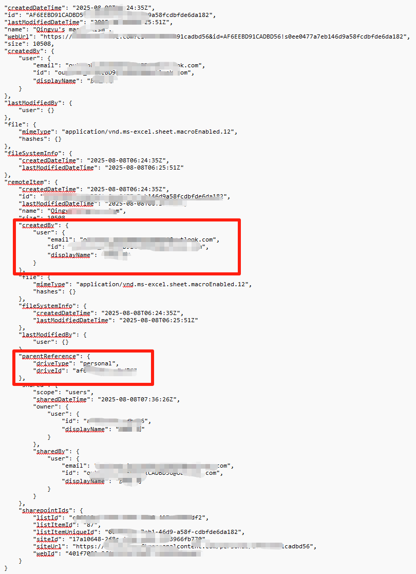 Is there an graph API that can obtain whether a file in OneDrive is directly created by Office ...