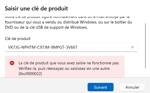 windows 11 pro needs reactivation after disc clone - Microsoft Q&A