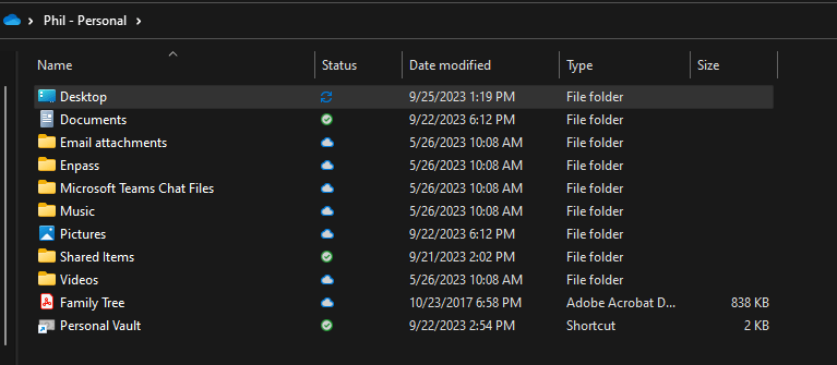 Missing User Account Desktop Folder - Microsoft Q&A