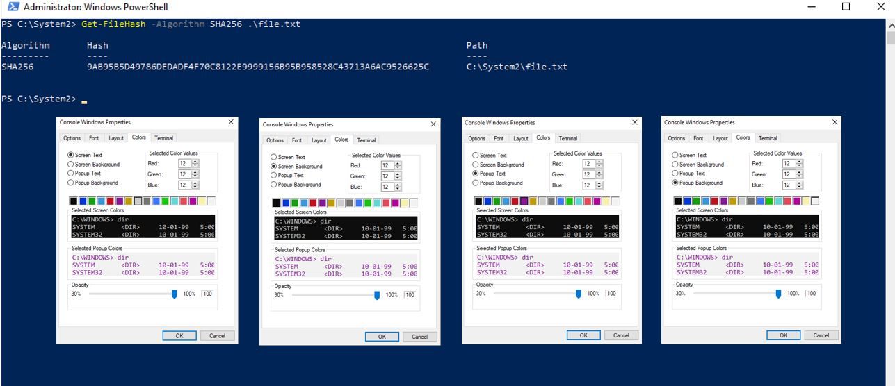Unable to reset PowerShell back to default colors - Microsoft Q&A