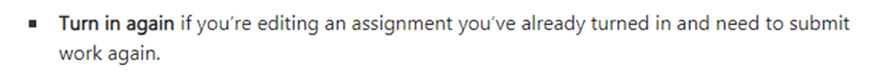 If I turn in a word assignment on teams and edit it after as it is ...