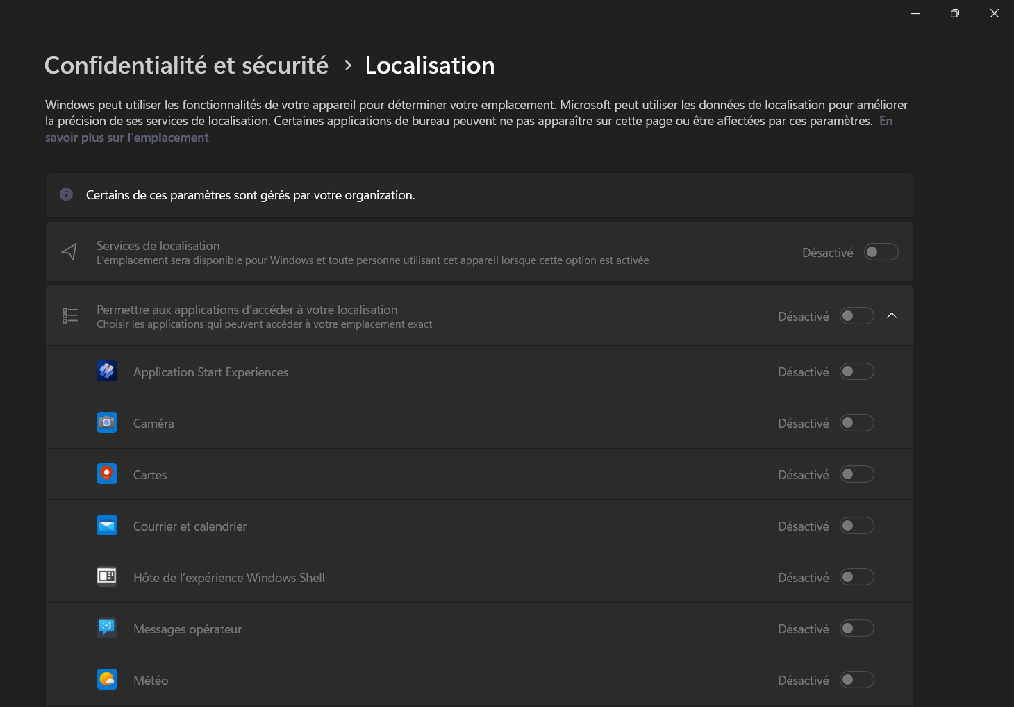 Impossible d'activer la Localisation de mon ordinateur - Microsoft Q&A