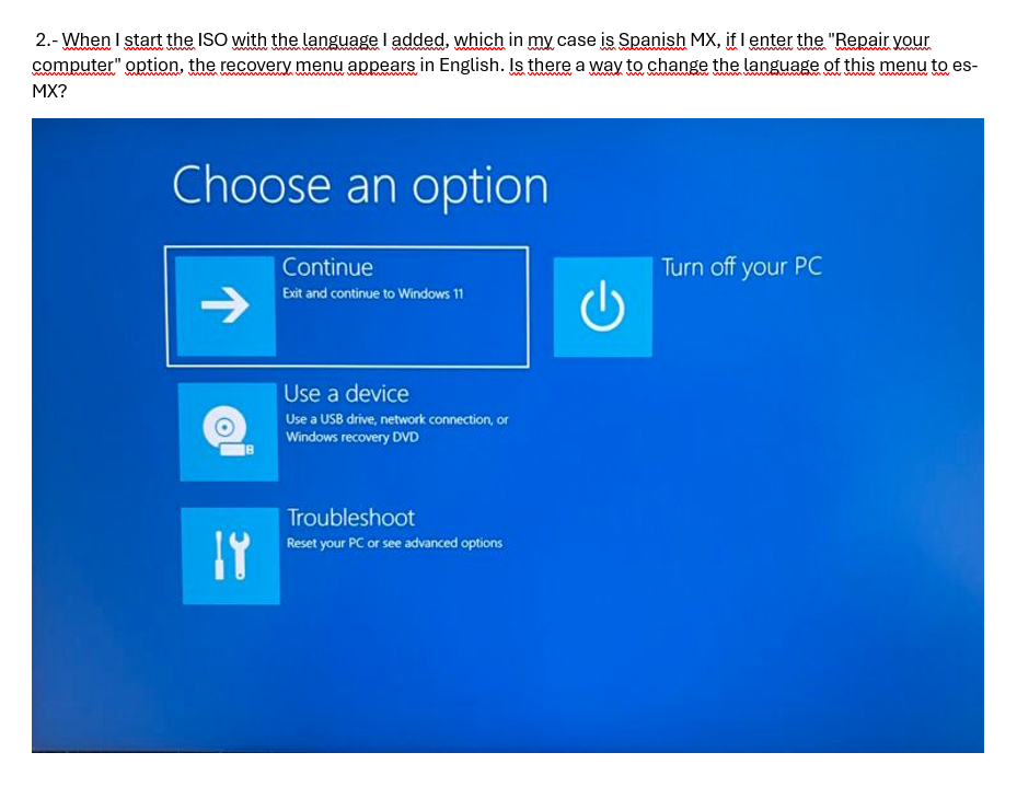 Change full language ISO Win 11 IoT LTSC 24H2 - Microsoft Q&A