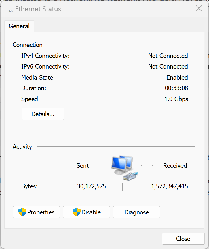 Windows is Connected to Ethernet, and Uses Internet, but Windows also ...