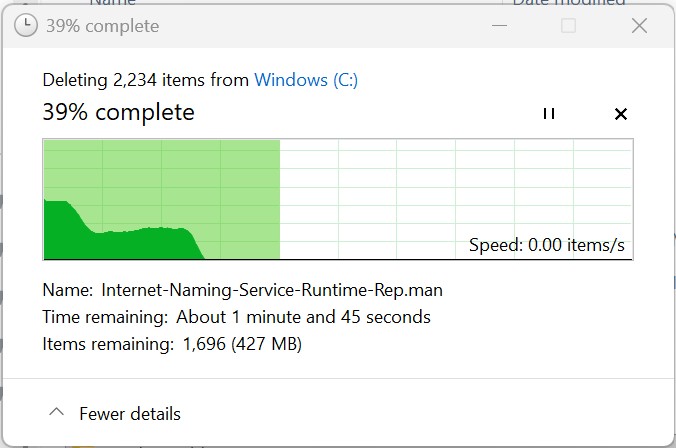 Unable To Delete Windows.old (Using Delete OR SysInternals) - Microsoft Q&A