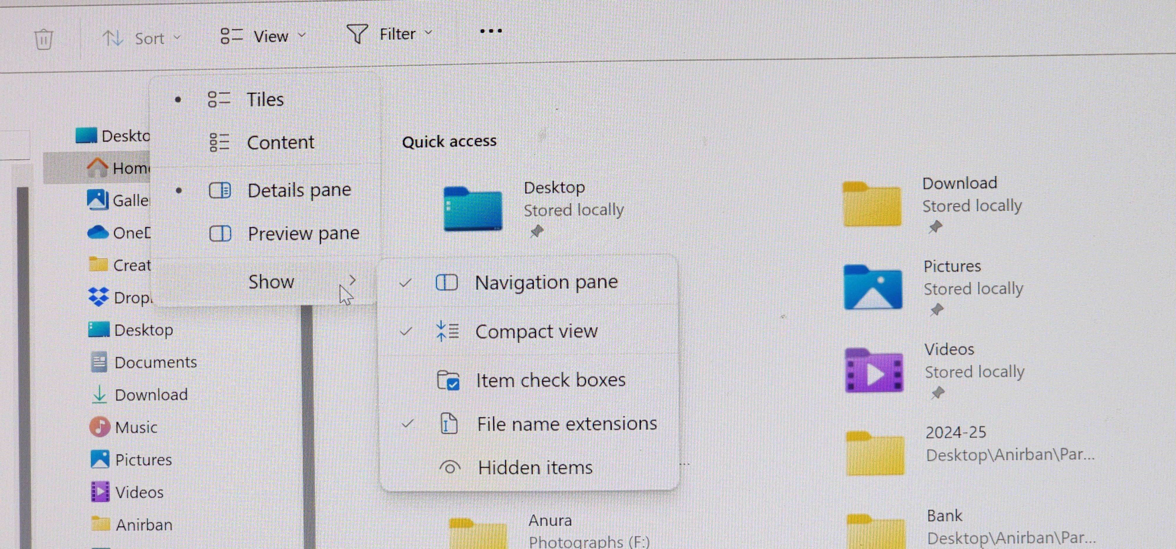 Windows 11 Explorer view - Microsoft Q&A