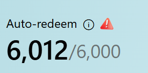 auto redeem not working/ auto redeem after price change - Microsoft Q&A