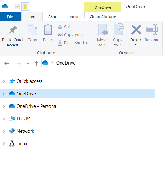 Why I have "OneDrive" and "OneDrive - Personal" for the same account ...