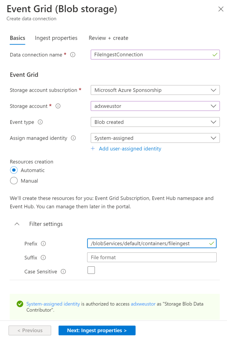 After ingesting historical data using Lightingest, does event grid able ...