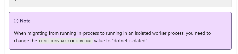 Migration From Net6 To Net8 Is Causing An Issue Microsoftazurewebjobsscript Error