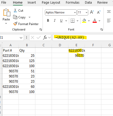 Excel formula to identify instances in one column and return data from ...