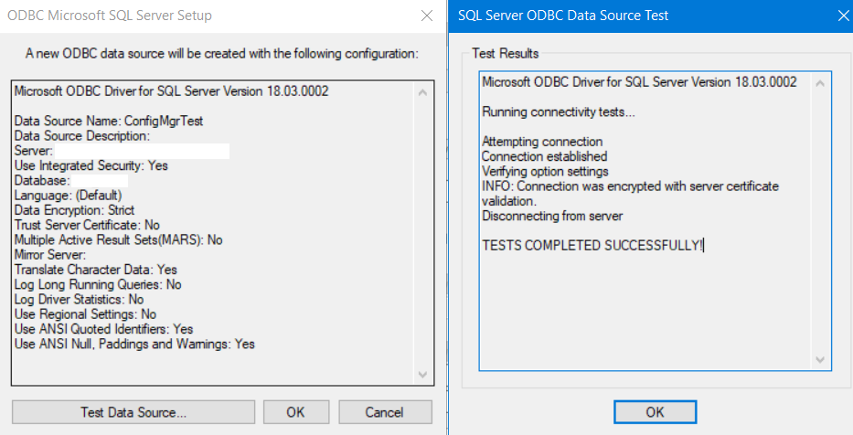 SQL or ODBC-problem when trying to update to ConfigMgr 2309 - Microsoft Q&A