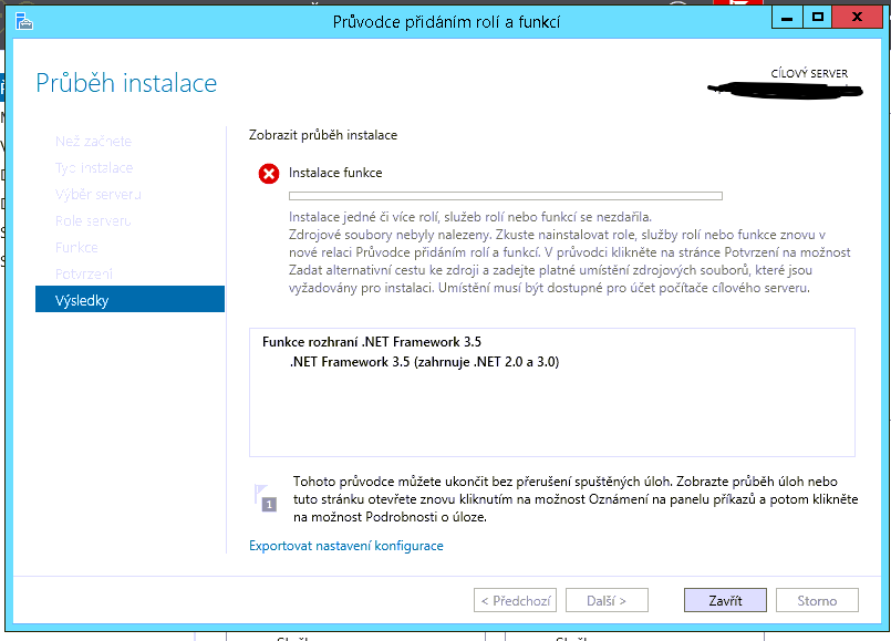 Unable install NetFX3 into Windows server 2012R2 - Microsoft Q&A