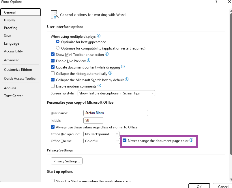 How do I change the background in Word on Microsoft 365 - Microsoft Q&A