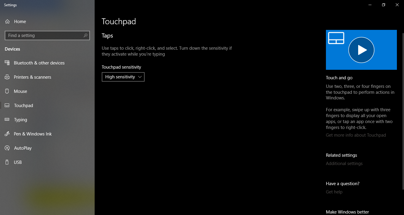 Haier Y11c Laptop's Touch pad smart gestures not working. - Microsoft Q&A