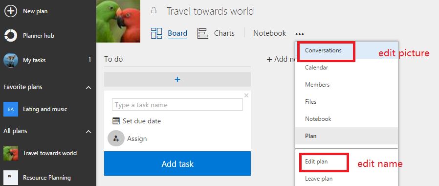 Planner Plan Icon - How do you change it? - Microsoft Q&A