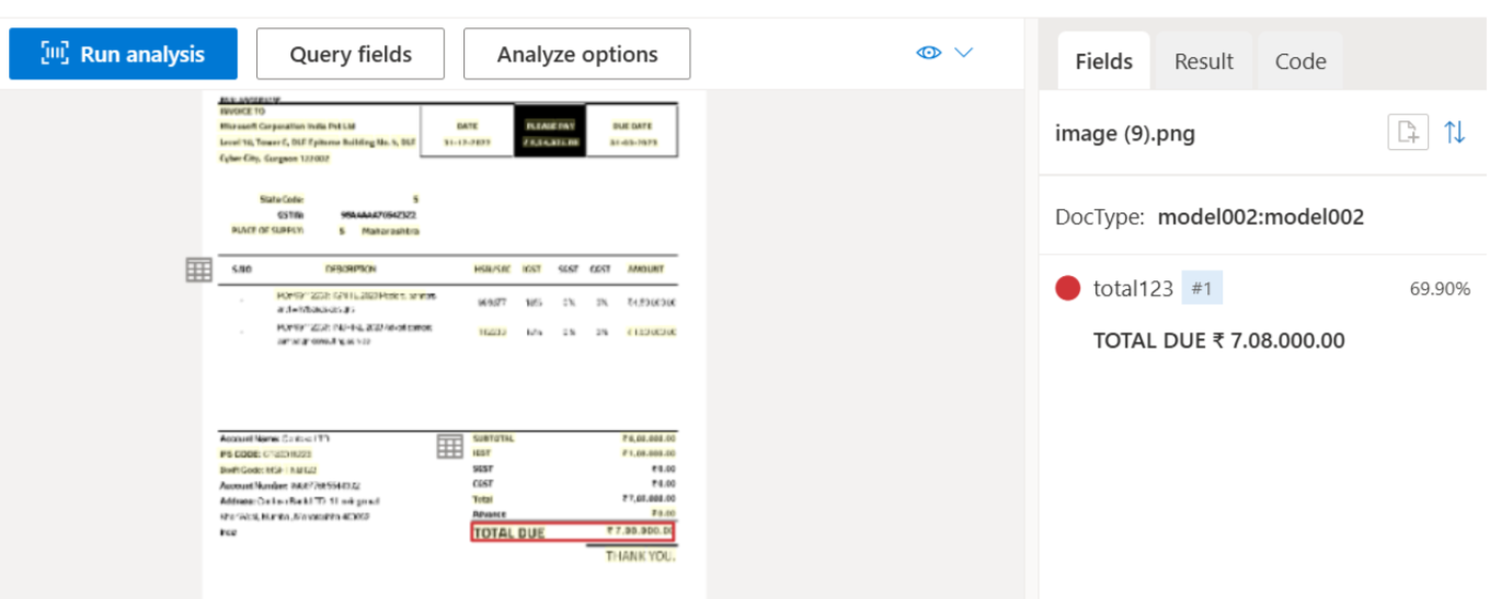 Document intelligence custom model layout strange reading - Microsoft Q&A