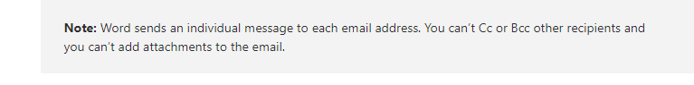 How do I add CC recipients in Mail Merge? - Microsoft Q&A