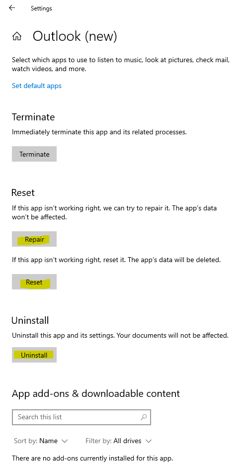 Outlook opens in web browser instead of App - Microsoft Q&A