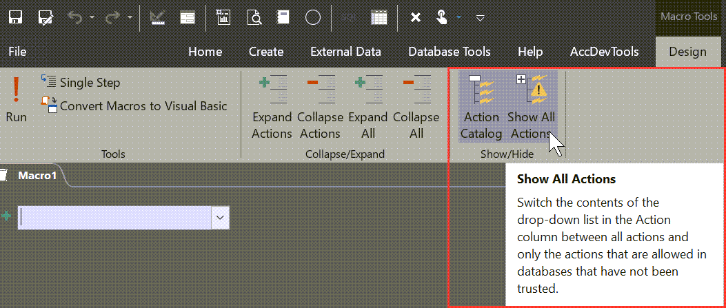Select record using macro in Ms Access - Microsoft Q&A