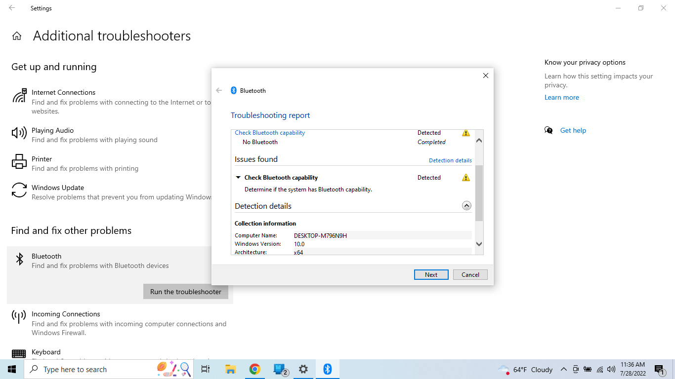Lenovo Laptop G580 Bluetooth feature stopped working after a Windows 10 ...