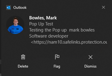 Why do I get pop up notifications for emails but not for meetings added ...