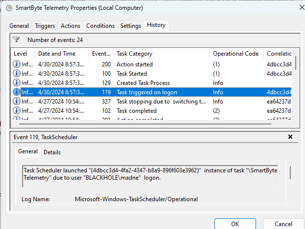 How Can I Not Allow Task Scheduler To Execute A Task Out Of Its