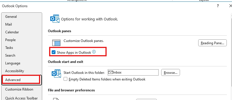 How do i get my navigation pane to the left side of my Outlook email ...